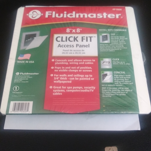 Fluidmaster | Other | Fluidmaster Ap808 Click Fit Access Panel For ...